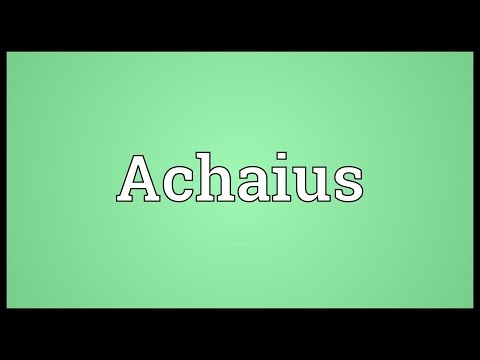 Achaius Meaning