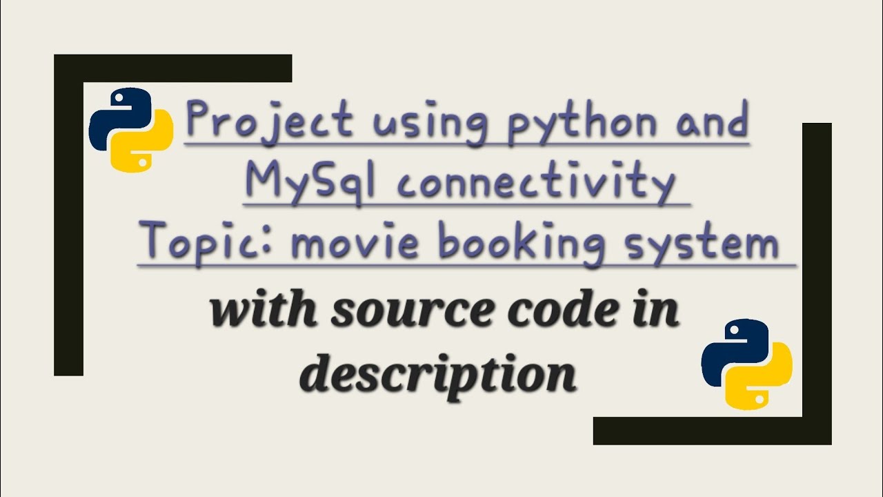 Project using python & MySql connectivity for class 12 computer science || computer science project