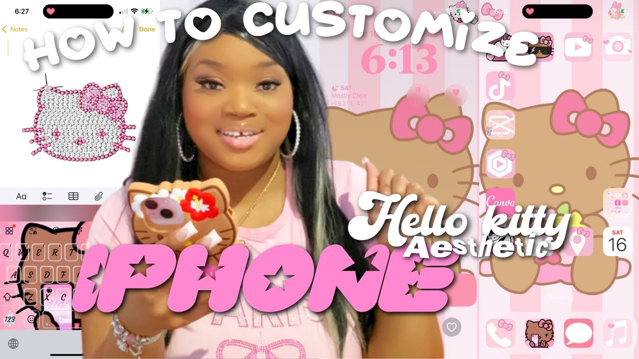 Make Your iPhone Too Cute! 😻💖 Hello Kitty Lock Screen 2024