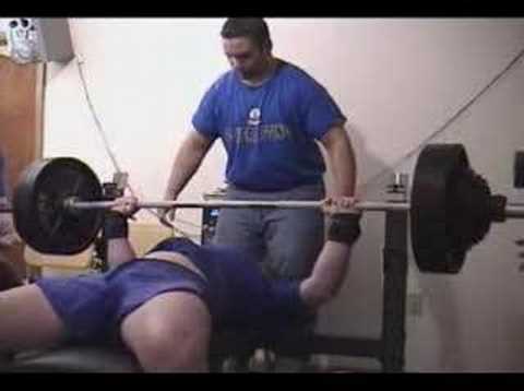 400 x 3 Bench (5 weeks out from 2003 USAPL American Open)