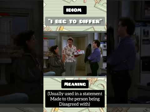 Learn English With Tv Series | I beg to differ