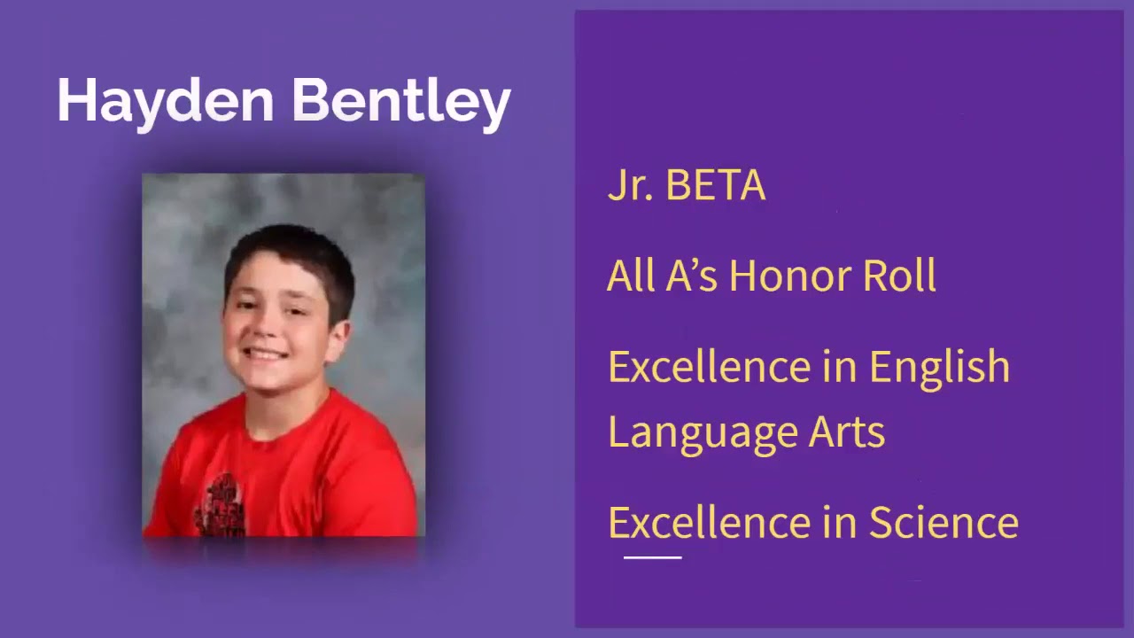 7th Grade Virtual Awards 2020