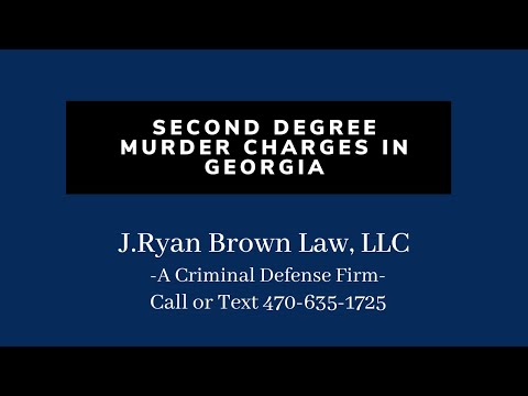 Second Degree Murder in Georgia