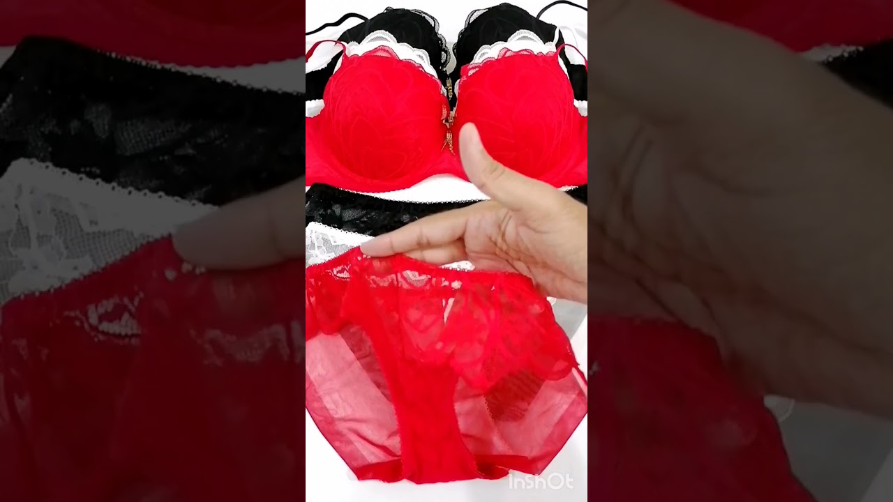 Push Up Bridal Bra Panty Set size 34 to 38 #braletteoutfit #camisole #matchingset #transparentlace