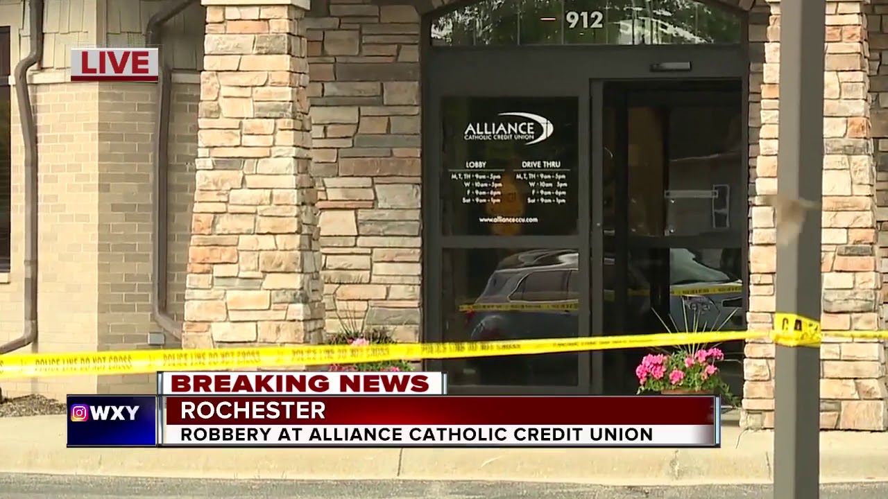 Police investigate robbery at Catholic credit union near downtown Rochester