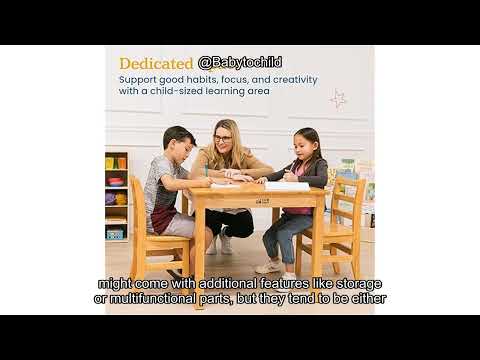 Is the ECR4Kids Table and Chair Set Safe and Comfortable for Your Little One? Review.