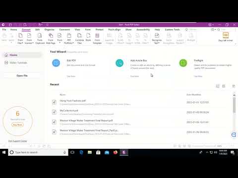 Foxit Converting Multiple files into a PDF at one time