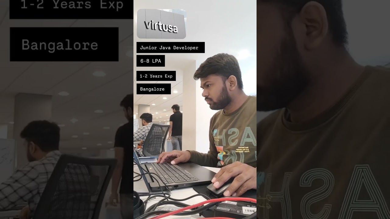 Virtusa is Hiring Junior Java Developer For Freshers #04 || #ytshorts #youtubeshorts #utsavchavda