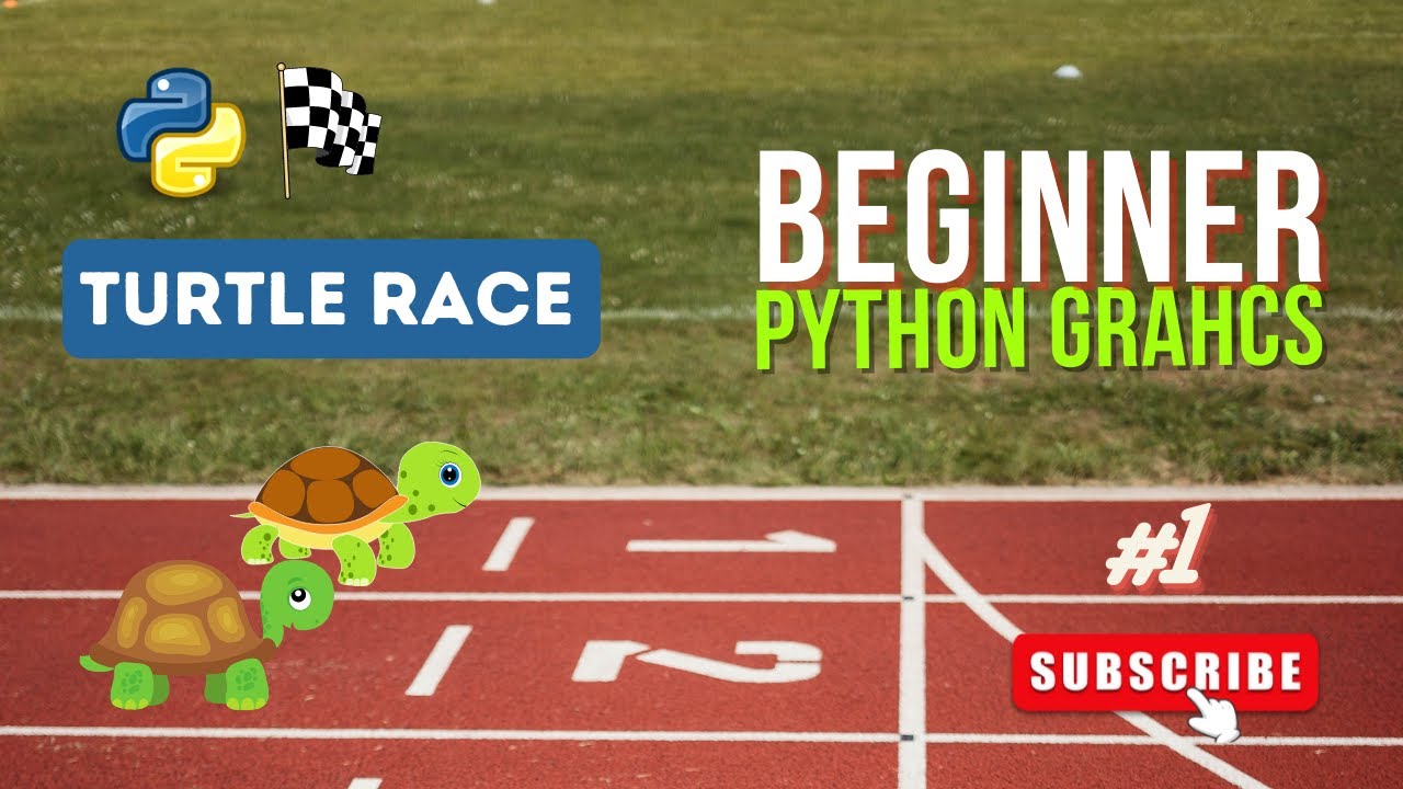 Turtle Race Graphics Project with Python | Graphics Beginner Project | Crazy Coders