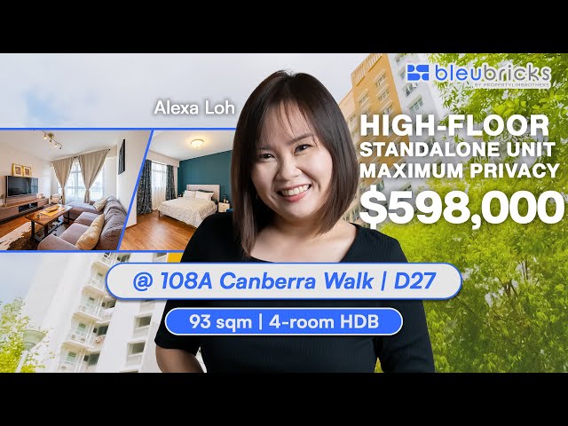 108A Canberra Walk HDB Flat for Sale - 1,000 sqft | 99.co