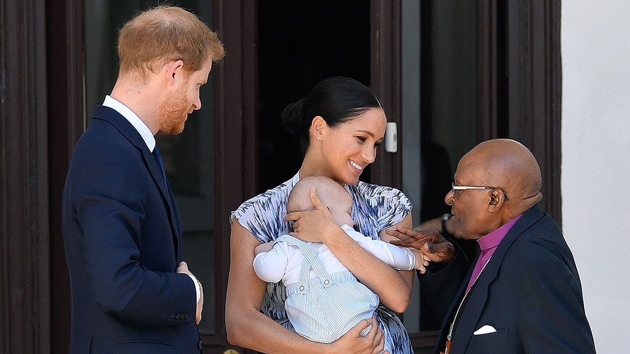 Arch meets Archie: Duke and Duchess of Sussex introduce their son to ...