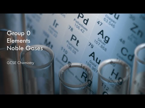 Group 0 elements - Noble gases GCSE IGCSE Chemistry