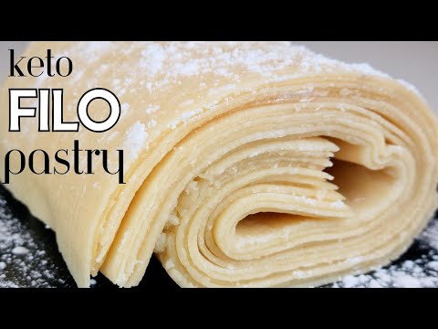 Keto Filo Pastry | Keto Apple Strudel