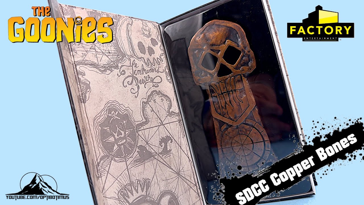 2023 Convention Exclusive Factory Entertainment The Goonies COPPER BONES Prop Replica Video Review