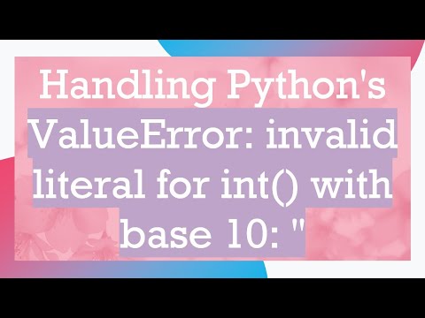 Handling Python's ValueError: invalid literal for int() with base 10: ''