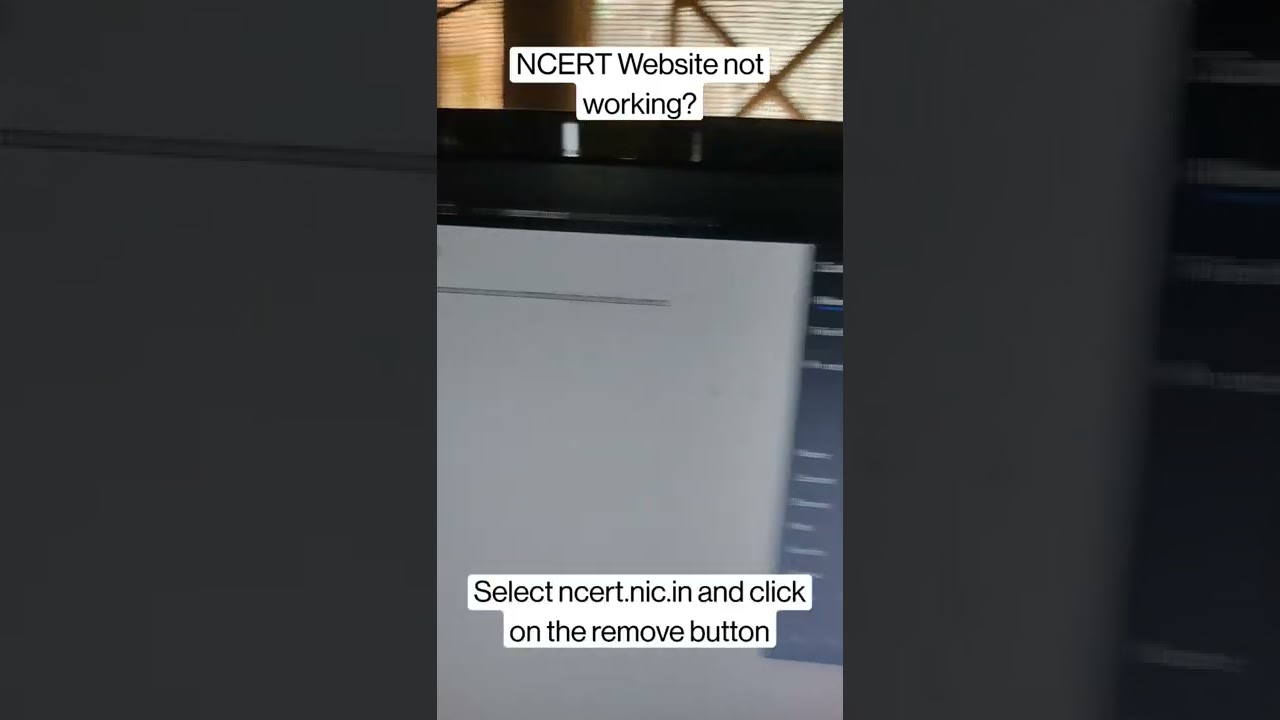 NCERT website Forbidden? Try this (PC)