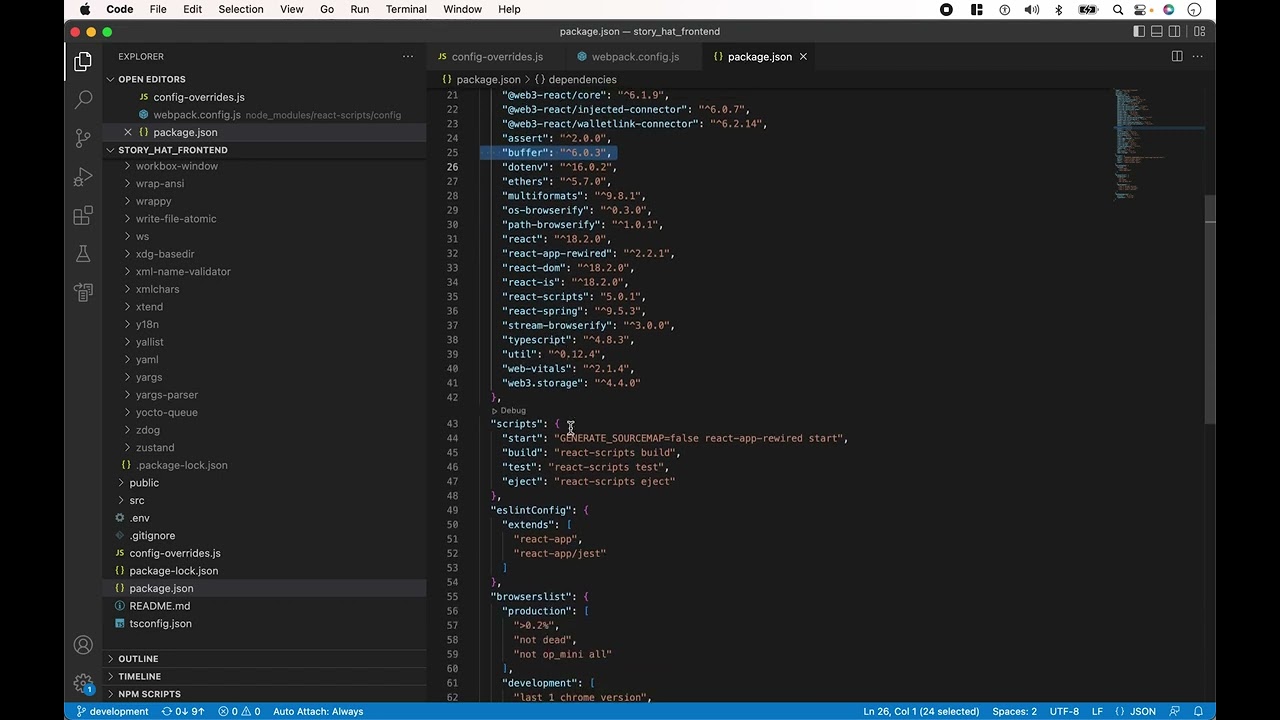 Solve React Webpack 5 issue: Buffer Not Defined, Can't Resolve 'Process/Browserify'