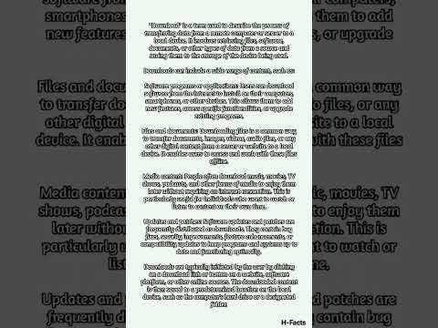 What is Download / Download #download #shorts