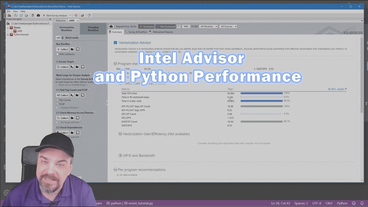 Analyze Your Python Applications with Intel Advisor