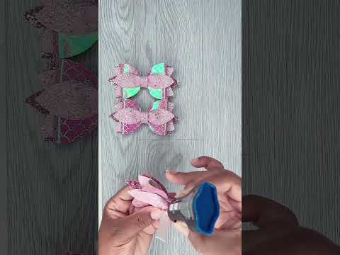 WIN a Free Glitter Hair Bow????! #youtubeshorts #sewing #design #diy #shortsvideo #sew #smallbusiness