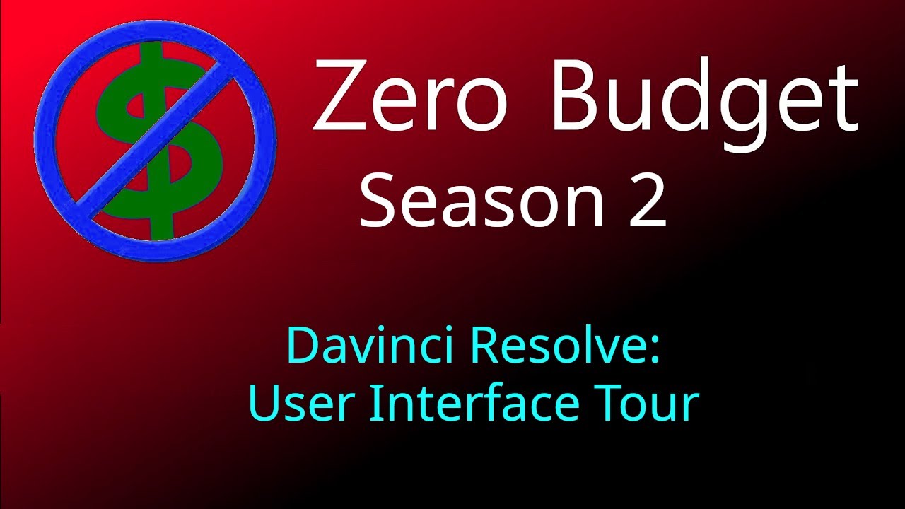 ZB2: Davinci Resolve User Interface Tour!