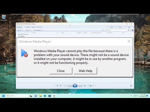 [SOLVED] Windows Media Player Cannot Play the File