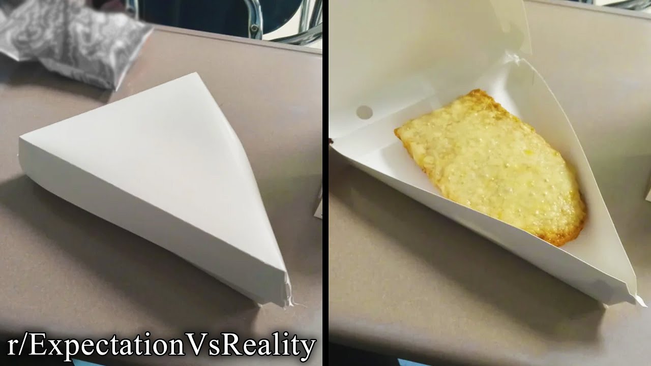 r/ExpectationVsReality | is that even pizza??