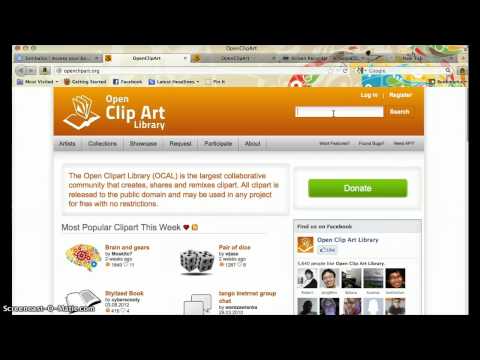 How to use openclipart.com