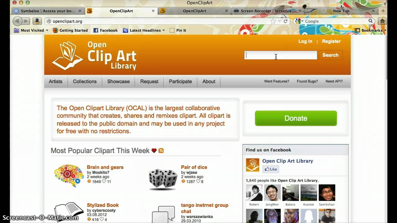 How to use openclipart.com