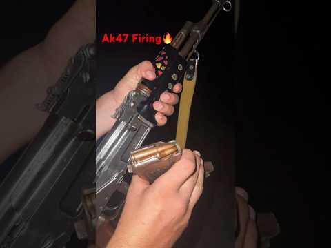 Ak47 firing Russian double body type 3 #army #ak47russian #ak47firing #akm_1975_model #ak47