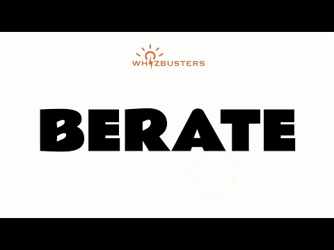 BERATE (verb) Meaning with Examples in Sentences | GRE GMAT LSAT SAT