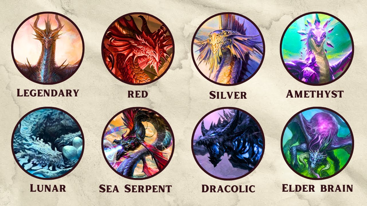Every D&D Dragon Type Explained In 45 Minutes