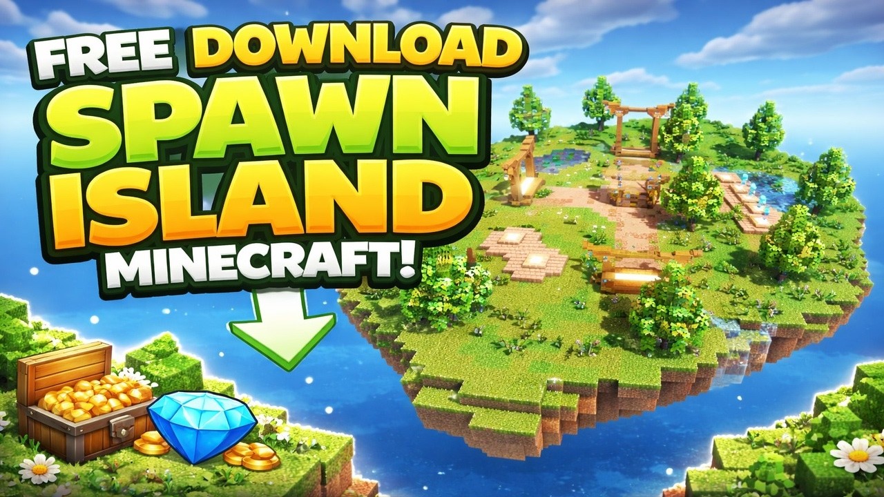SPAWN ISLAND - FFA KitPvP Schematic [FREE DOWNLOAD]