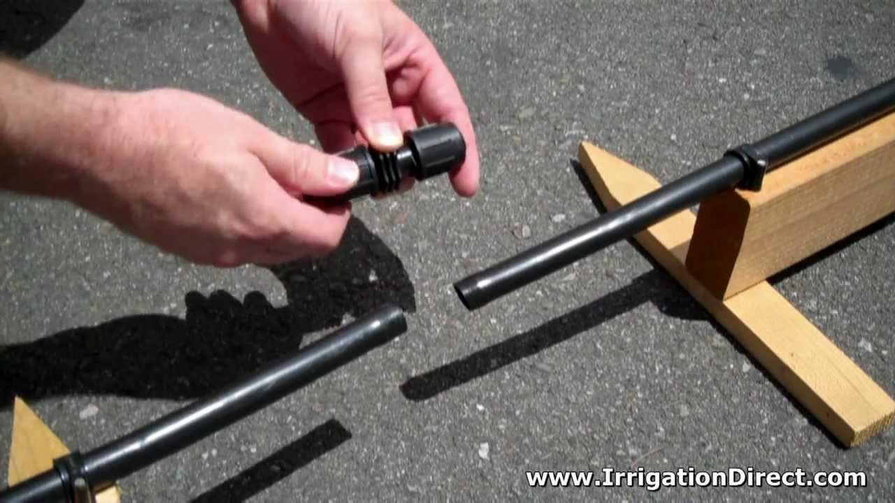 How To Install a Drip Irrigation Direct-Loc Coupling