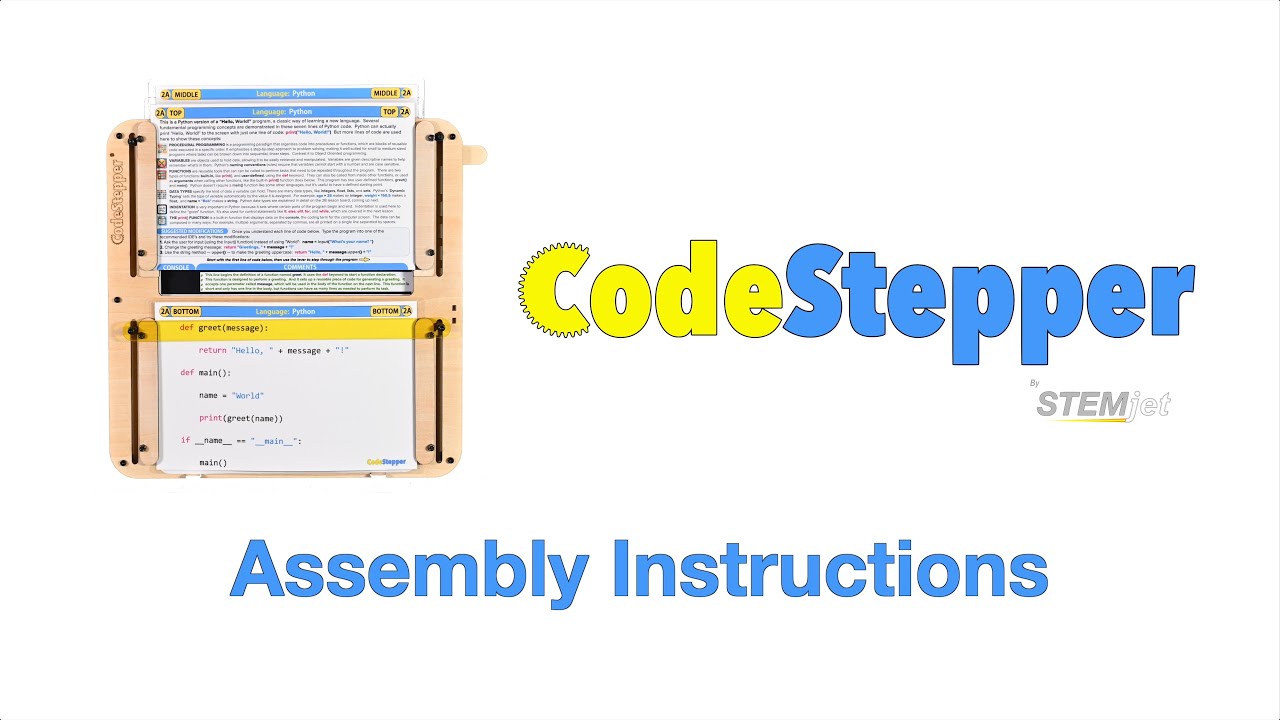 CodeStepper Assembly