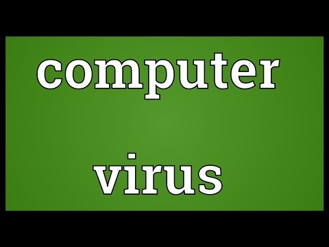 Computer virus Meaning