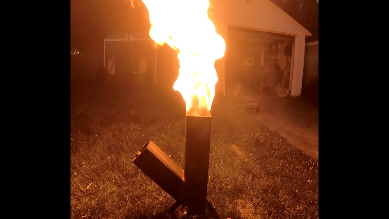 Homemade Rocket Stove - Prototype and Testing