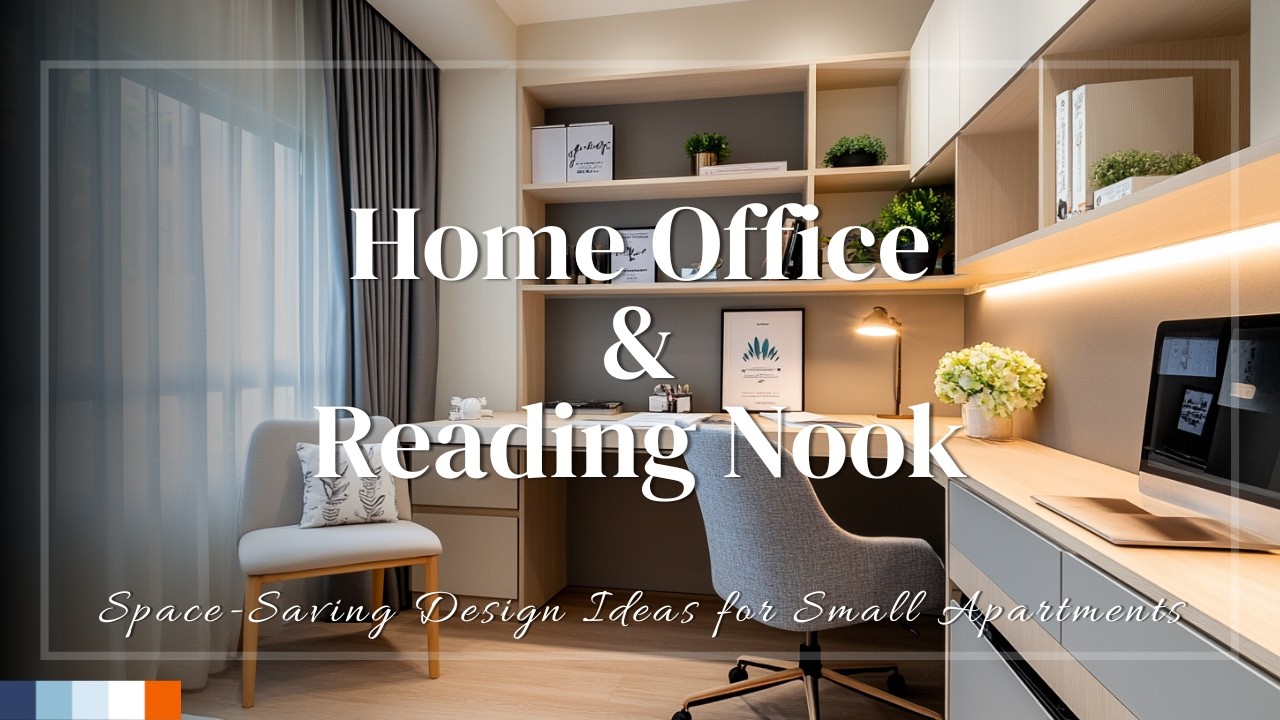 Space-Saving Design Ideas: Home Office and Reading Nook for Small Apartments