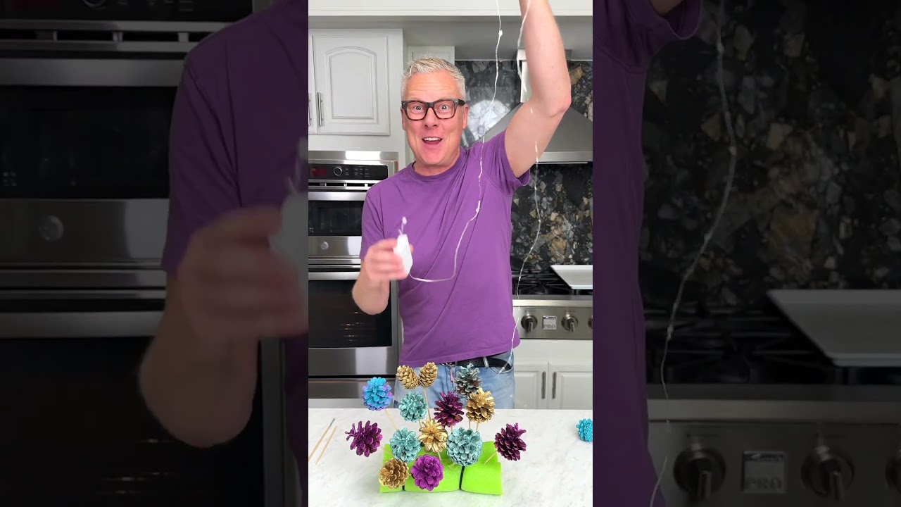 Easy DIY using pine cones from your front yard #diy #pinecones