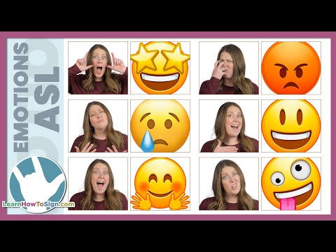 😃 Emotions 🤯 Feelings 🤪 in ASL 🤟
