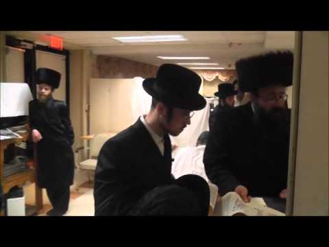 R' Chiam Aron Rottenberg Reads The Megilah At The Friedwald Center