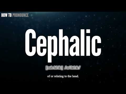 Cephalic Pronunciation | How to Pronounce (say) Cephalic CORRECTLY | Meaning Definition