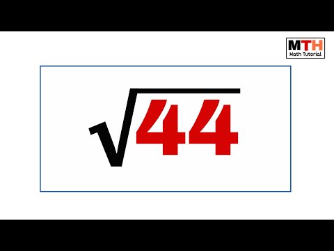 How to simplify root 44