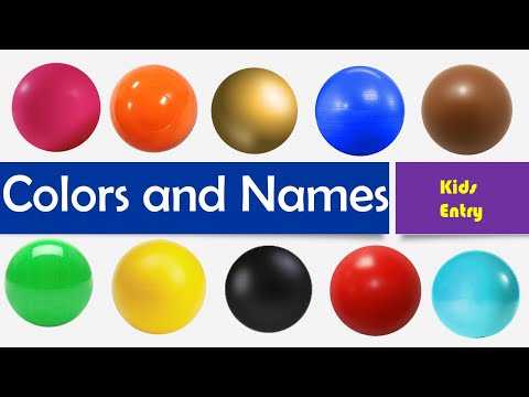 Best Learning Video for  Colors| Learn colors with balls | colors names in English| colors for kids.