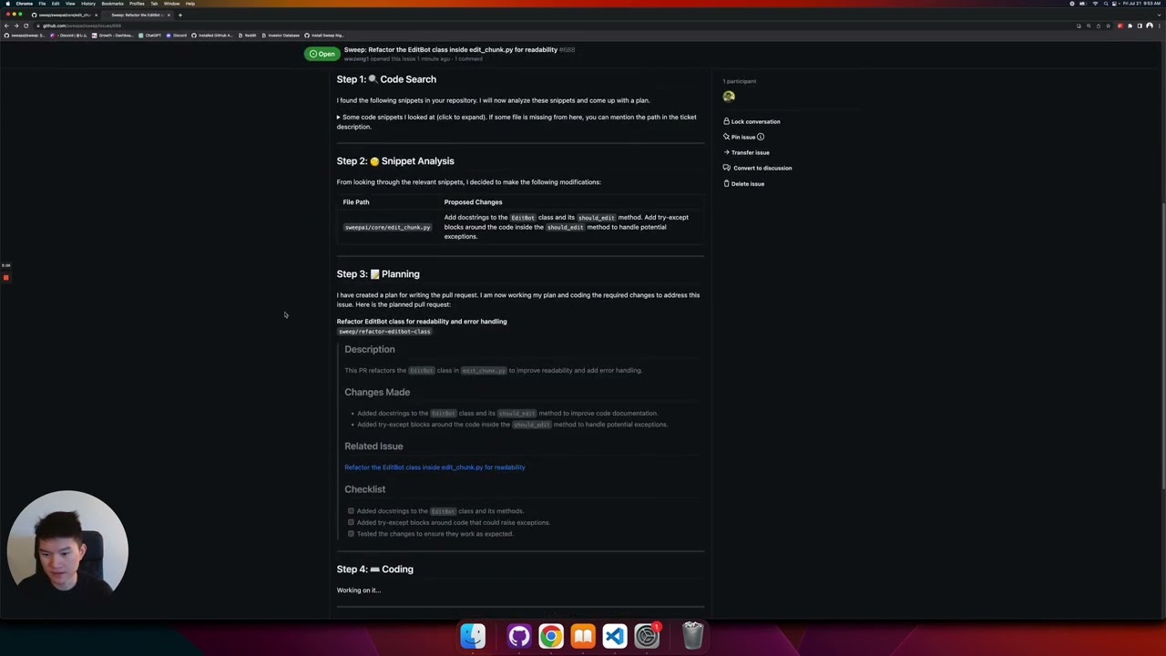 AI Junior Dev Refactors Itself by Writing Code