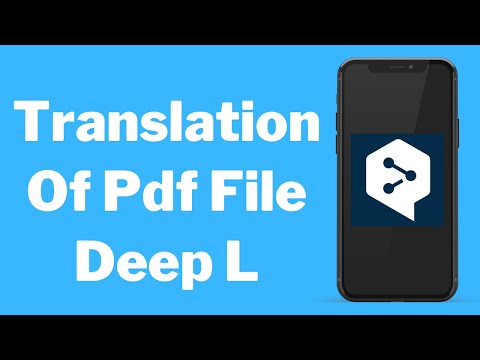 How To Translate pdf File On Deepl Translator