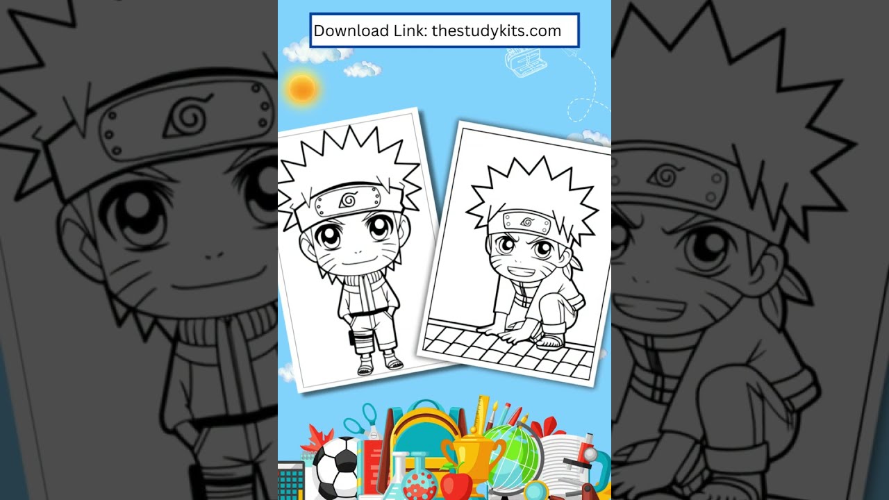 Naruto Coloring Pages – Printable Naruto Characters to Color