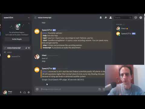 Discord Speech to Text Bot