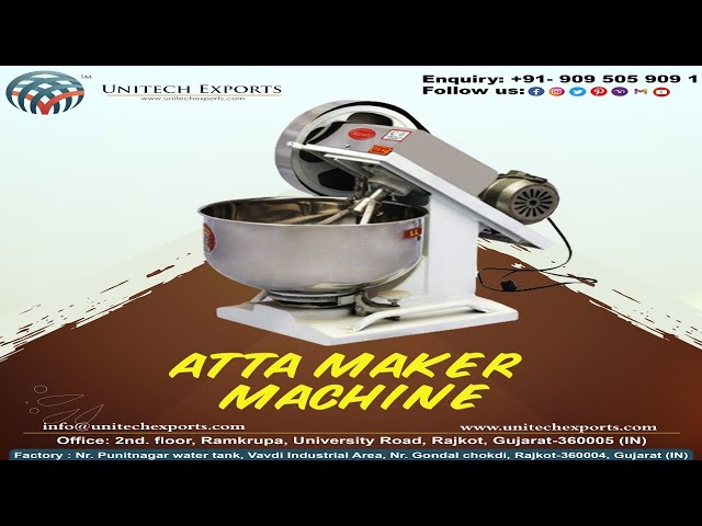 Atta Processing Machine - Flour Doughing Machine Trader - Retailer from ...