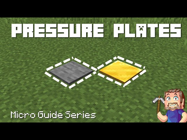 How to use pressure plates in Minecraft